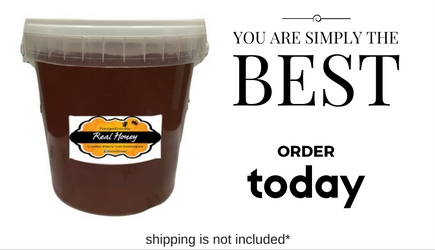 Real honey - raw honey - pure honey